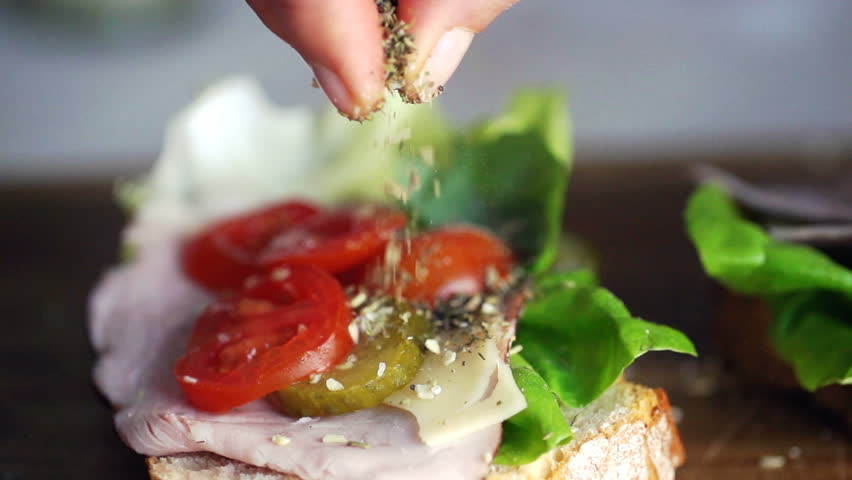 Hand Adding Seasonings On the Stock Footage Video (100% Royalty-free ...