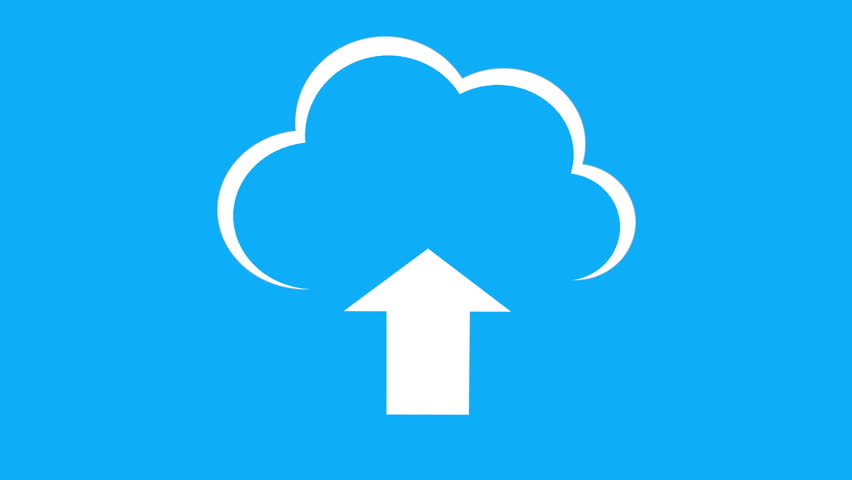 4k,Update The Informative Cloud,upload Progress,web Tech Background. Cg ...