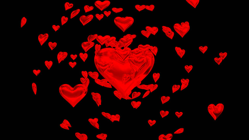 Animated Small Hearts Exploding from Stock Footage Video (100% Royalty ...