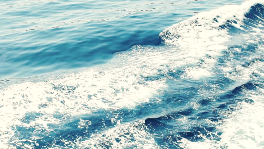 Rough Sea Loop 3D A Loop Of Big Waves In An Agitated Ocean. Camera Goes ...