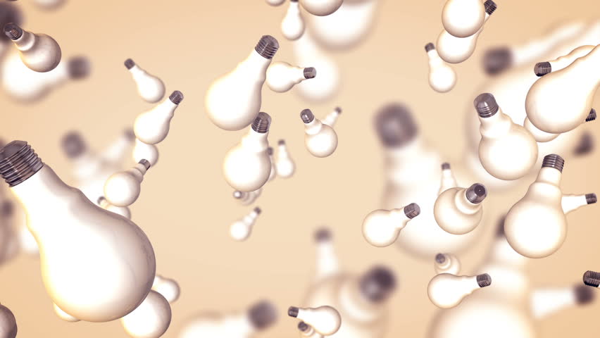 Light Bulbs Move from Left Stock Footage Video (100% Royalty-free ...