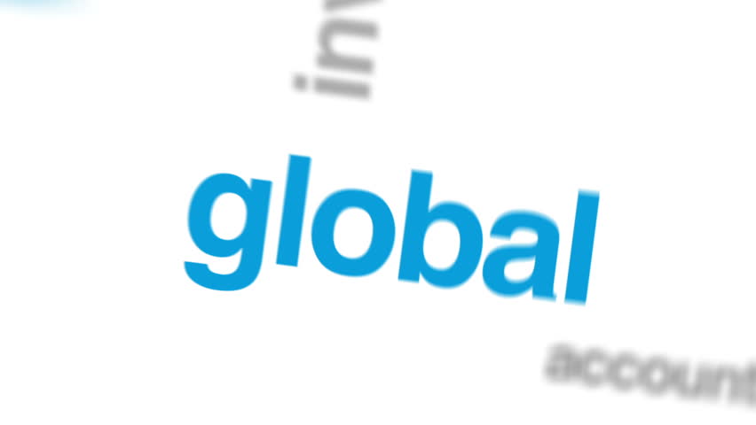 Disruption Animated Word Cloud, Text Design Animation. Stock Footage ...