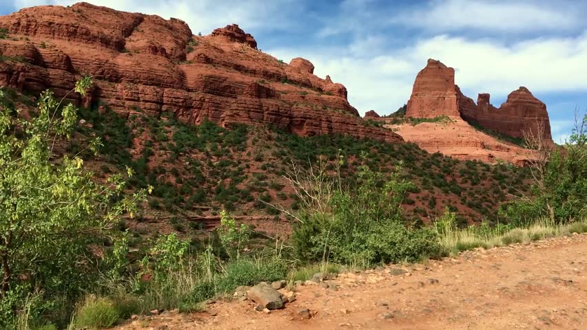 Clouds and Rocky hill Landscape in Sedona, Arizona image - Free stock ...