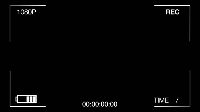 Black Screen Cctv Camera,time Goes Stock Footage Video (100% Royalty ...