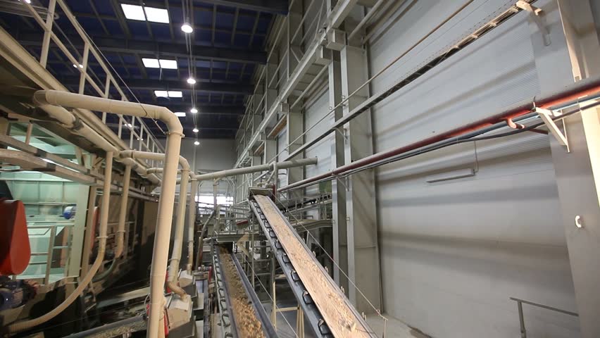 Ceramic Tiles Manufacturing , Ceramics Plant, Clay On Conveyor ...