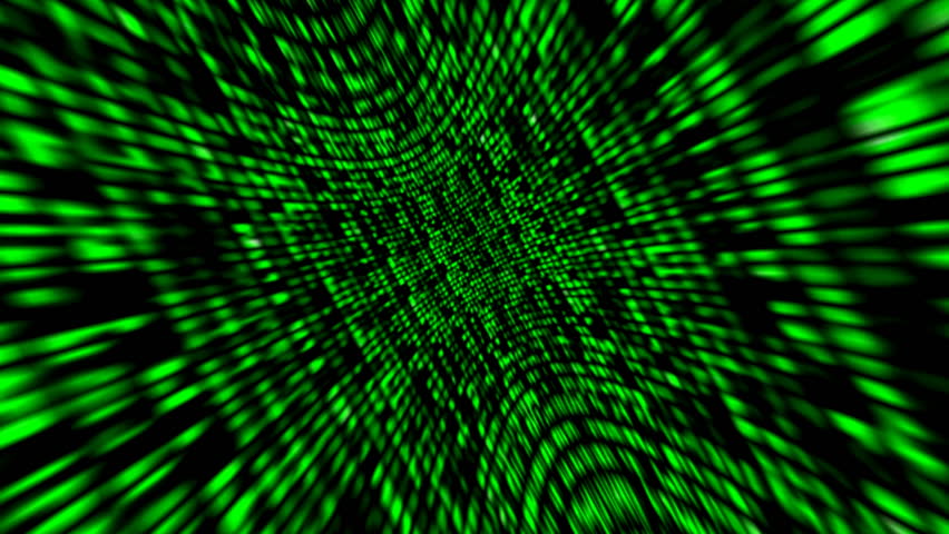 Tunnel Matrix Green Code 3D - Binary Internet Stockvideos ...