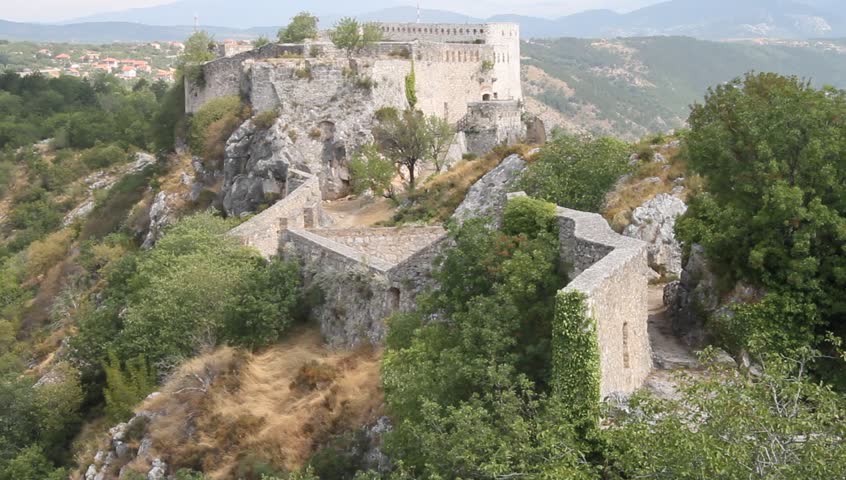 Fortress in Knin, Croatia Stock Footage Video (100% Royalty-free ...