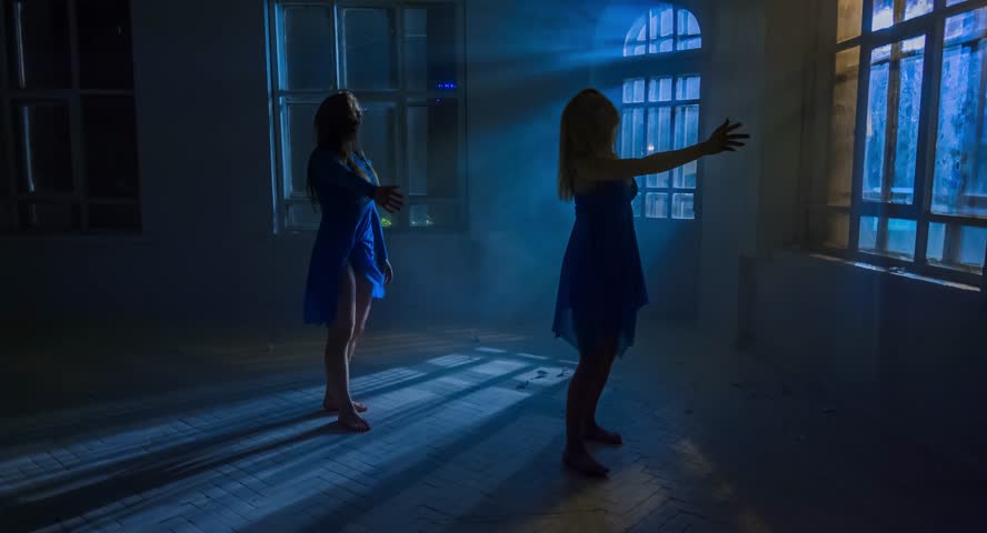 Horror Scene Of A Scary Woman Stock Footage Video 1892668 | Shutterstock