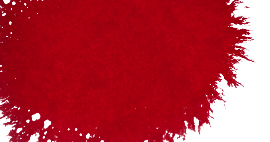 Abstract Red Blood Ink Watercolor Stock Footage Video (100% Royalty ...