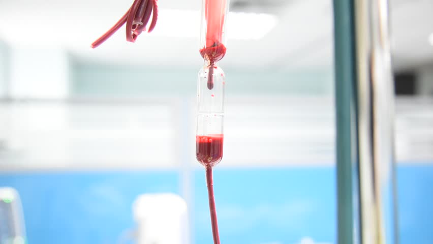 Vídeo stock de Blood Dropping from Dropper and (100% livre de direitos ...