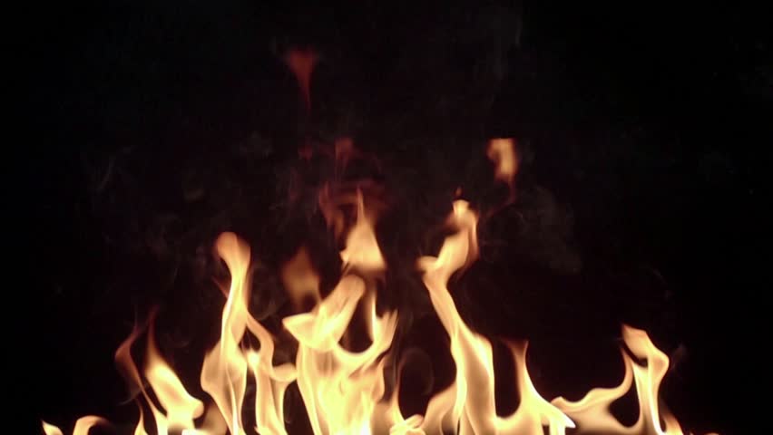 Animated Realistic Fire On Transparent Background 4. Very Wide Fire ...