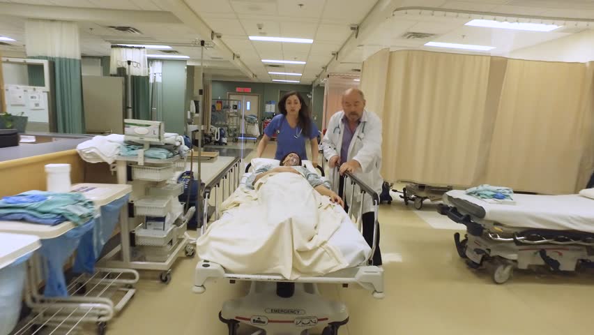 Nurse and Doctor Rush a Stock Footage Video (100% Royalty-free ...