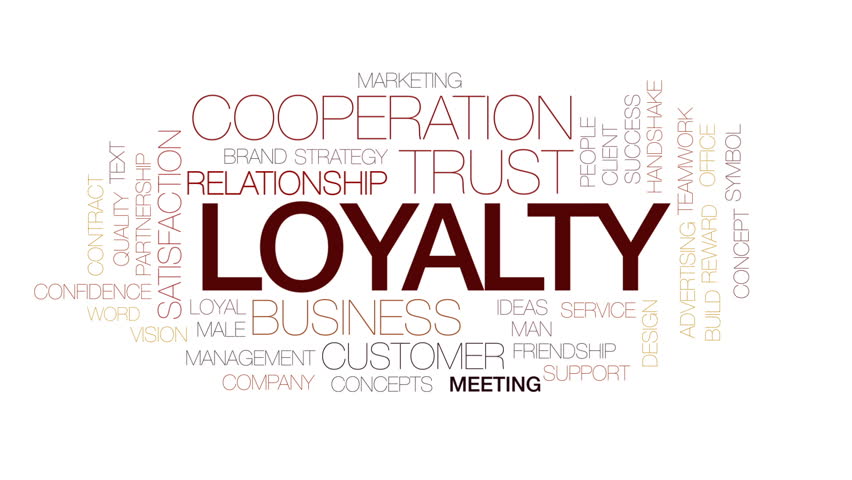 Stock video of loyalty animated word cloud, text design | 29082694 ...