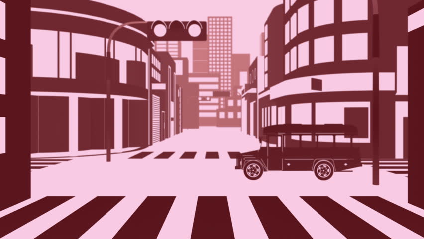 Stock video of catwalk modal walking in a cartoon | 3085264 | Shutterstock