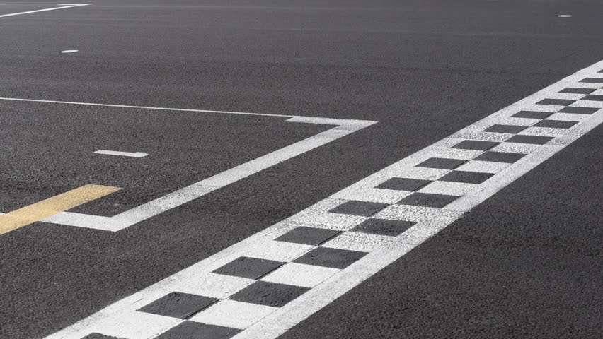 Stock video of checkered line and number one sign | 31122124 | Shutterstock