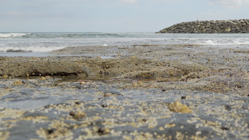 Rock Formation landscape with water washing in image - Free stock photo ...