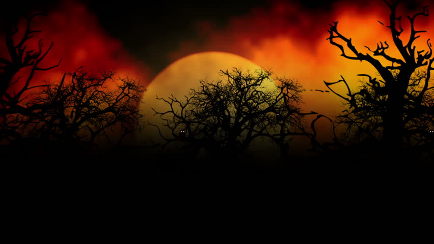 Animated Stylish Background Useful For Halloween,spooky, Scary, Haunted ...