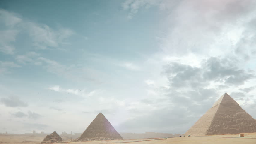 Giza Pyramids and Cityscape in Egypt image - Free stock photo - Public ...