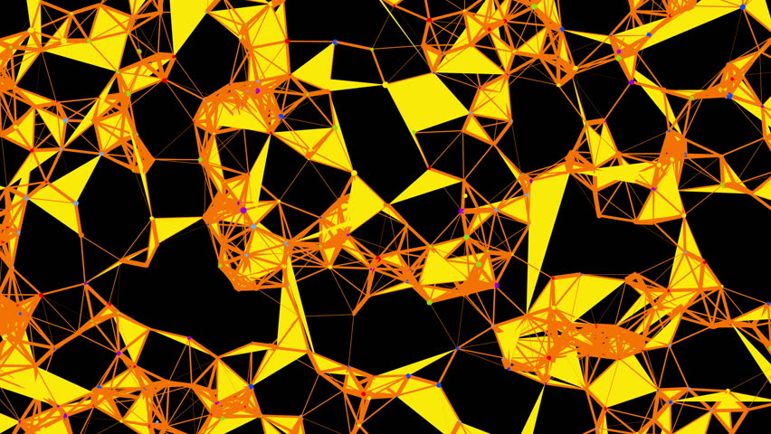 Atomic Network Formation, Abstract 3d Stock Footage Video (100% Royalty ...