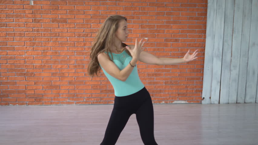 Young People Are Dancing In Front Of The Mirror Stock Footage Video ...