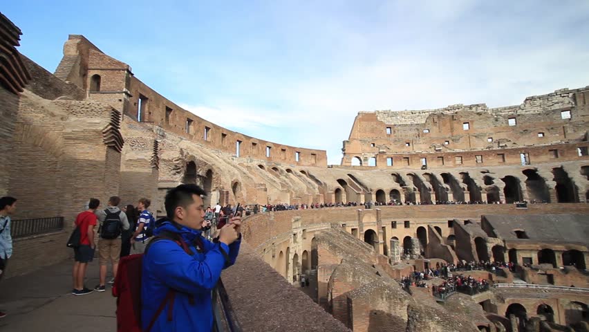 Time Lapse Of Colosseum, One Of The New Seven Wonders Of The World In ...