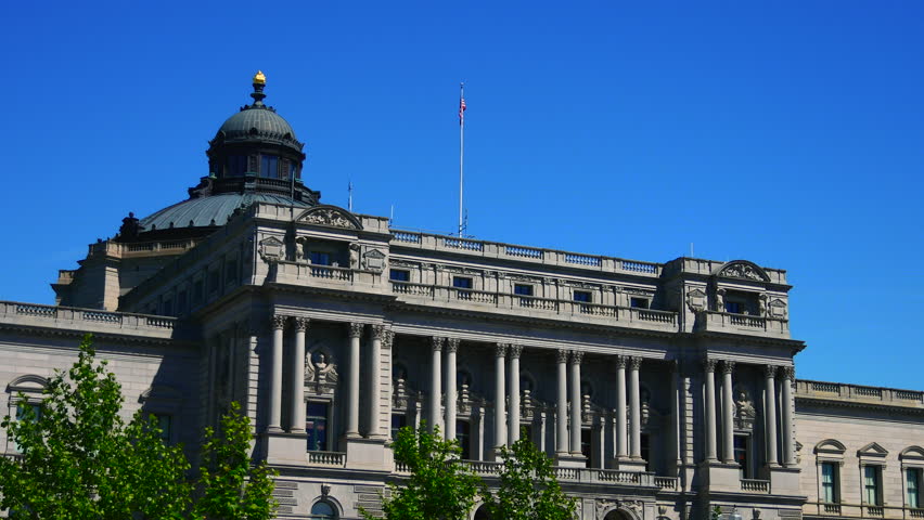 WASHINGTON, DC, USA - Circa 2017: Library Of Congress Building Is The ...