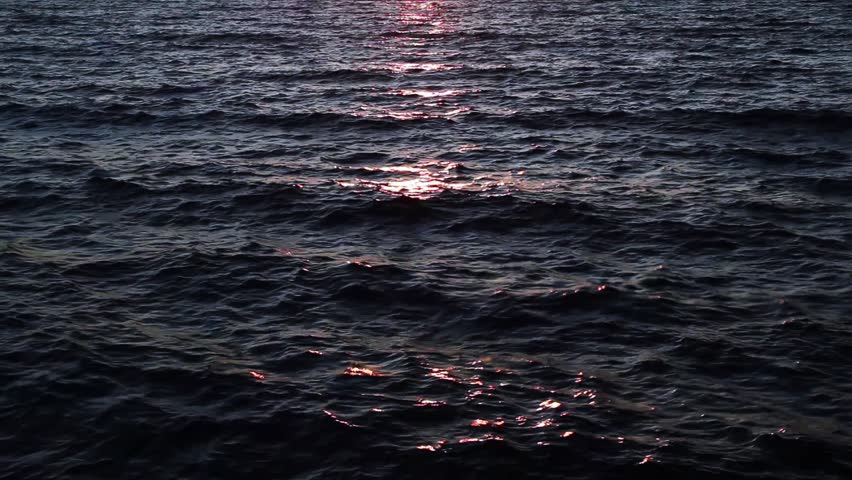 Seamless Loop Features Rippling Waves Stock Footage Video (100% Royalty ...