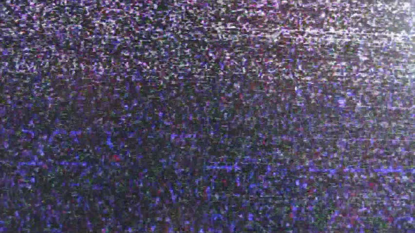 Static On an Analog Television. Stock Footage Video (100% Royalty-free ...