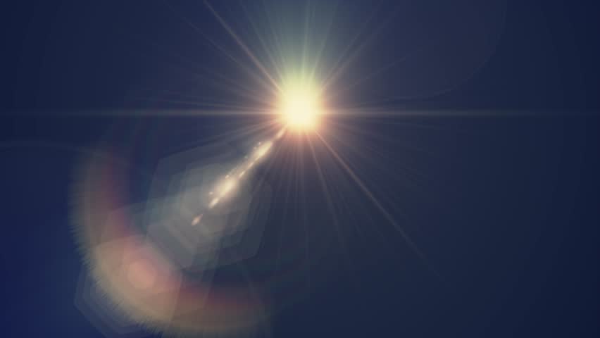 Horizontal Sun Moving Lights Optical Stock Footage Video (100% Royalty ...