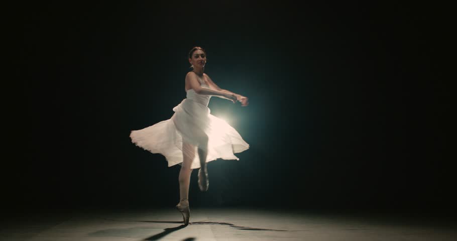 Tired Girl Ballerina Epic Falls Stock Footage Video (100% Royalty-free ...