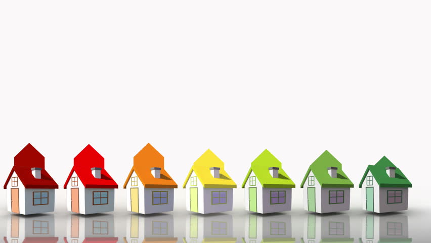 Animation of White Houses Appearing Stock Footage Video (100% Royalty ...