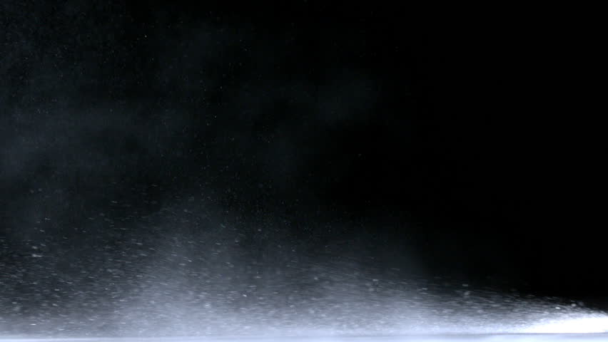 White Powder Blowing in the Stock Footage Video (100% Royalty-free ...
