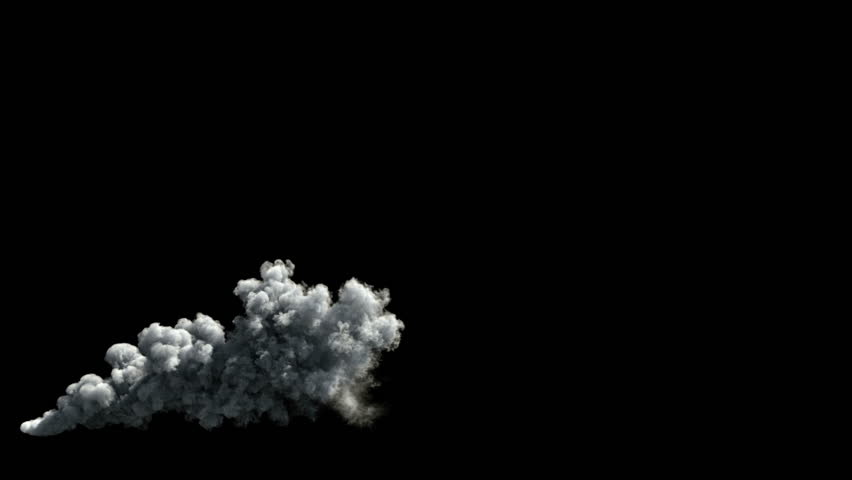 High-detailed Slow-motion Smoke Top View (high Definition, 1080p, With ...