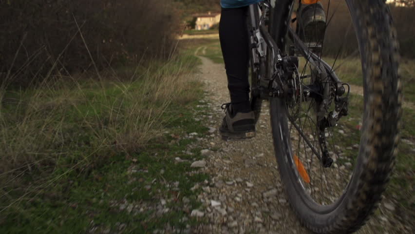Slow Motion: Bike Riding Stock Footage Video (100% Royalty-free ...