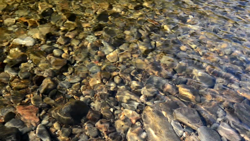 Stream of Water Rippling On Stock Footage Video (100% Royalty-free ...