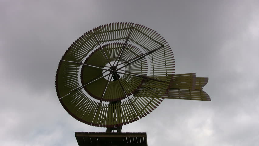 The Top of a Windmill. Stock Footage Video (100% Royalty-free) 36834 ...
