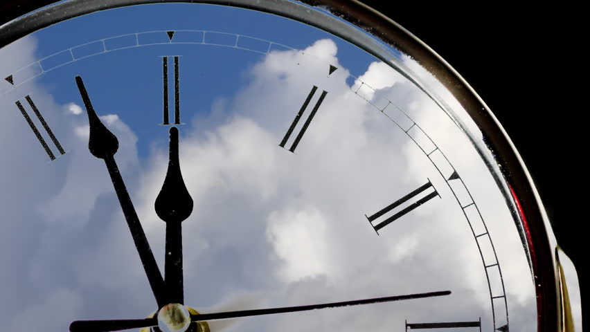 Clock in Time Lapse Sequence Stock Footage Video (100% Royalty-free ...