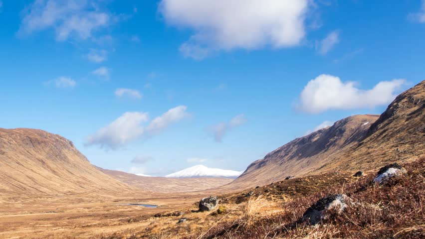 Stock video of clouds and shadows in the scottish | 3883184 | Shutterstock