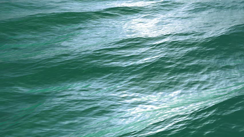 Video de stock de large waves, diagonal fly over green | 3990424 ...