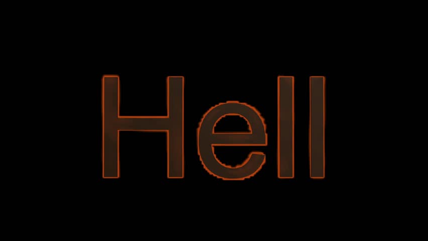 Hell,fire Word. Stock Footage Video 4122937 | Shutterstock