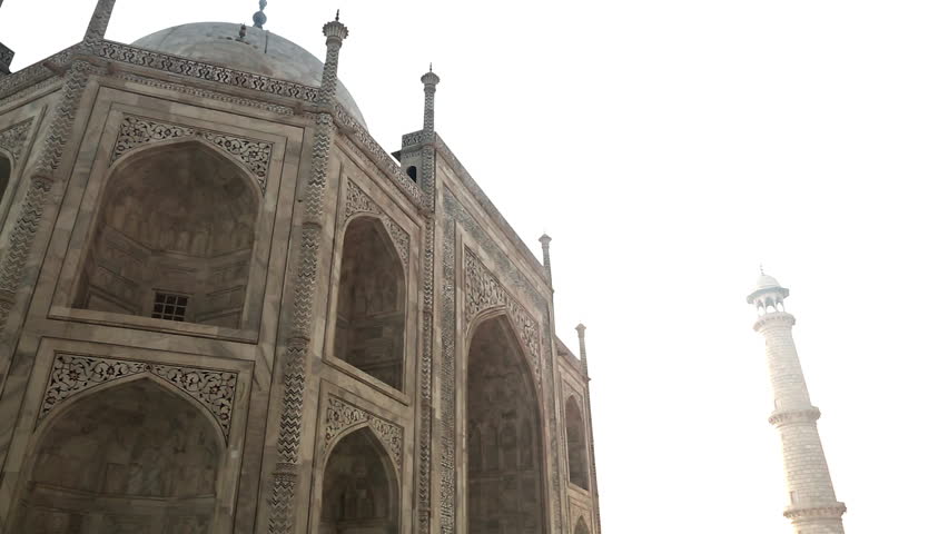 Pan Shot of the Taj Stock Footage Video (100% Royalty-free) 4322684 ...