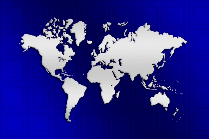 Stock video of world under attack - world map | 4444 | Shutterstock