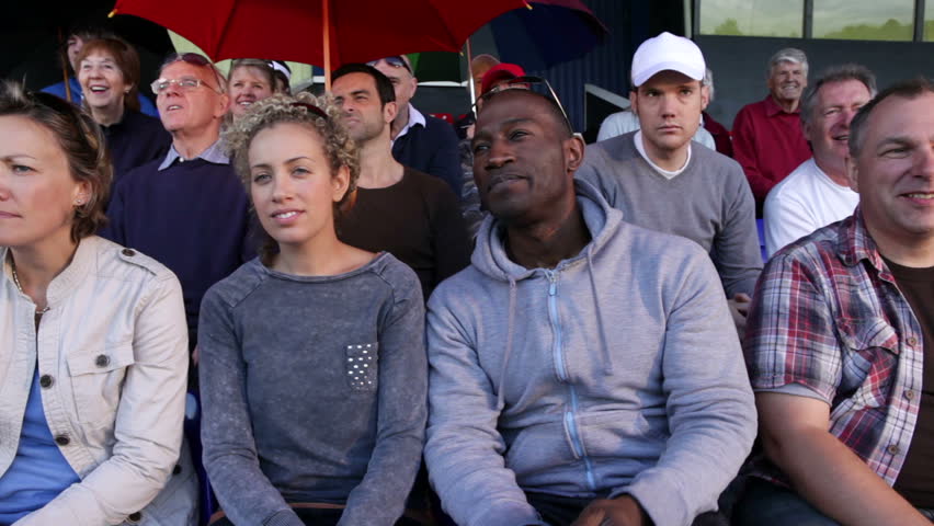 Disappointed Crowd of Sports Fan Stock Footage Video (100% Royalty-free ...