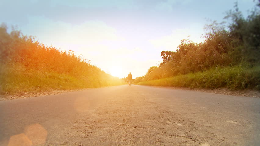 Man Running Home from Work Stock Footage Video (100% Royalty-free ...