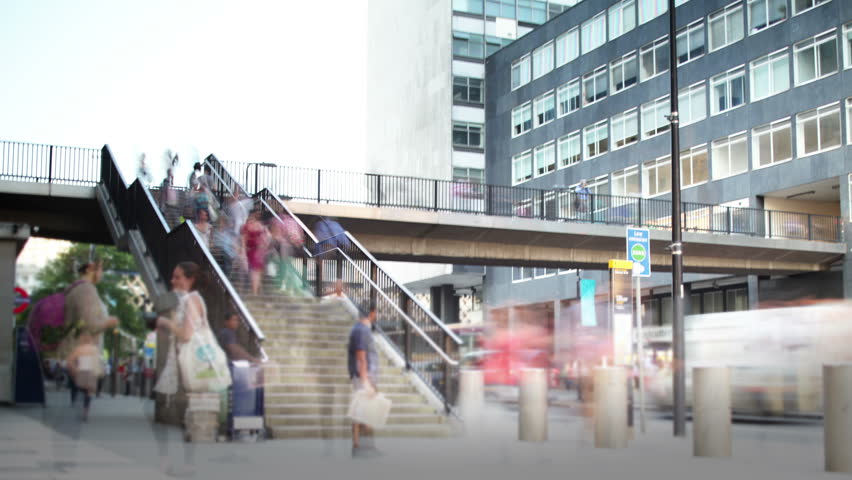 Stock video of time lapse of people on a | 4534934 | Shutterstock