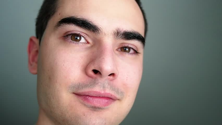 Stock video of man winking at the camera | 4614314 | Shutterstock