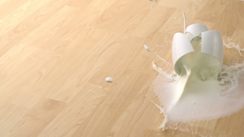 Dropping Cup of Milk and Stock Footage Video (100% Royalty-free ...