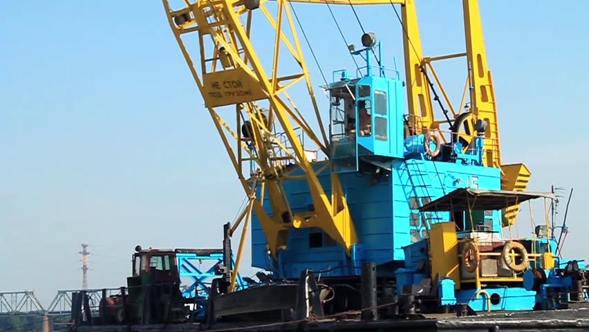 Floating Crane Stock Footage Video (100% Royalty-free) 4653764 ...