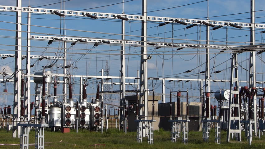 Cooling Fan Of A Power Transformer At An Electrical Substation. Stock ...