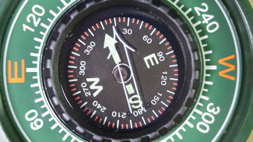 Stock video of compass spinning | 4856504 | Shutterstock